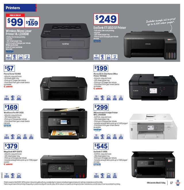 Officeworks Black Friday Sale 2024