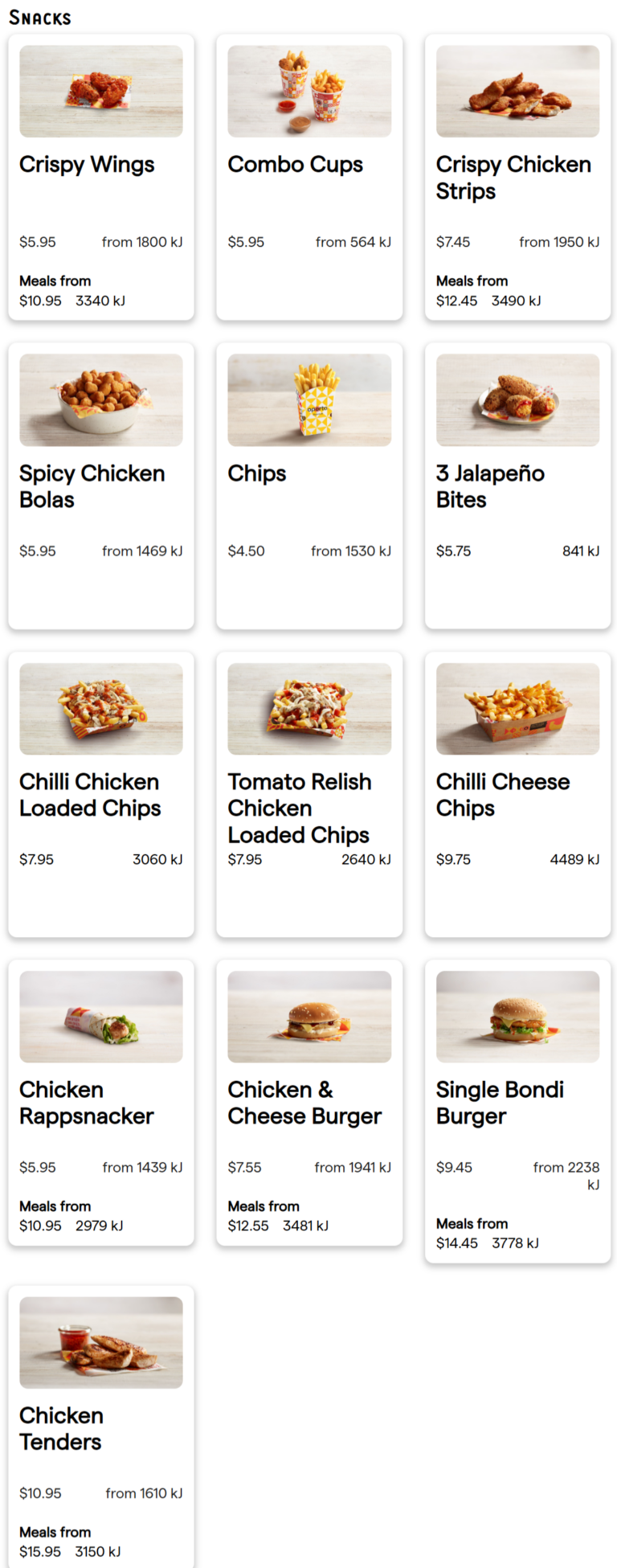 Oporto Menu with Prices
