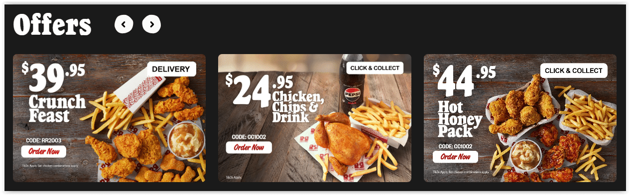 Red Rooster Vouchers and Deals