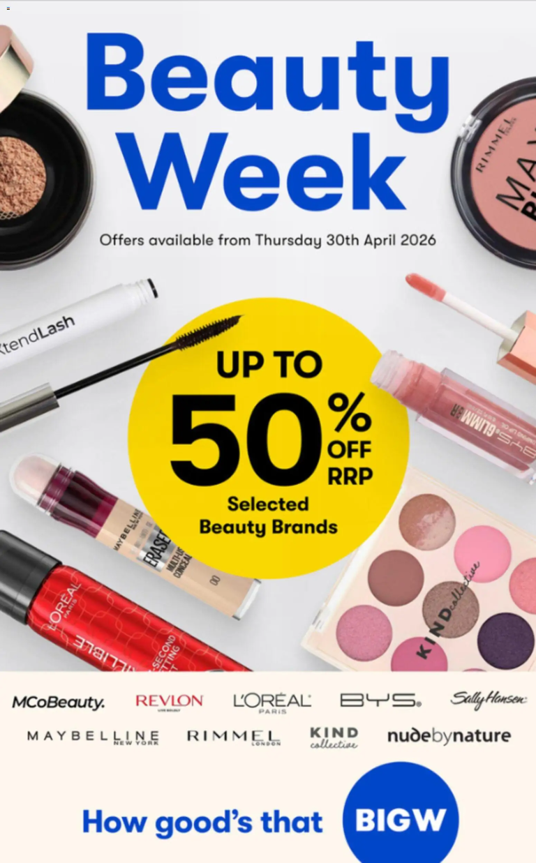 BigW Catalogue 30 April – 7 May 2026.