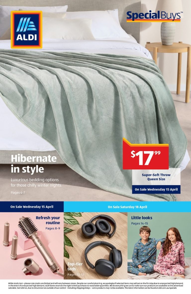 Aldi Catalogue Deals 15 April – 21 April 2026.